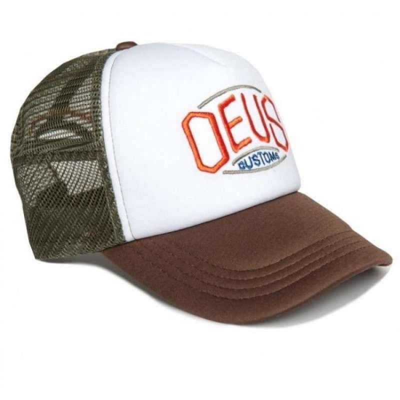 Deus Customs Logo Canvas Cotton Soft Unisex Trucker Hat | Shopee ...