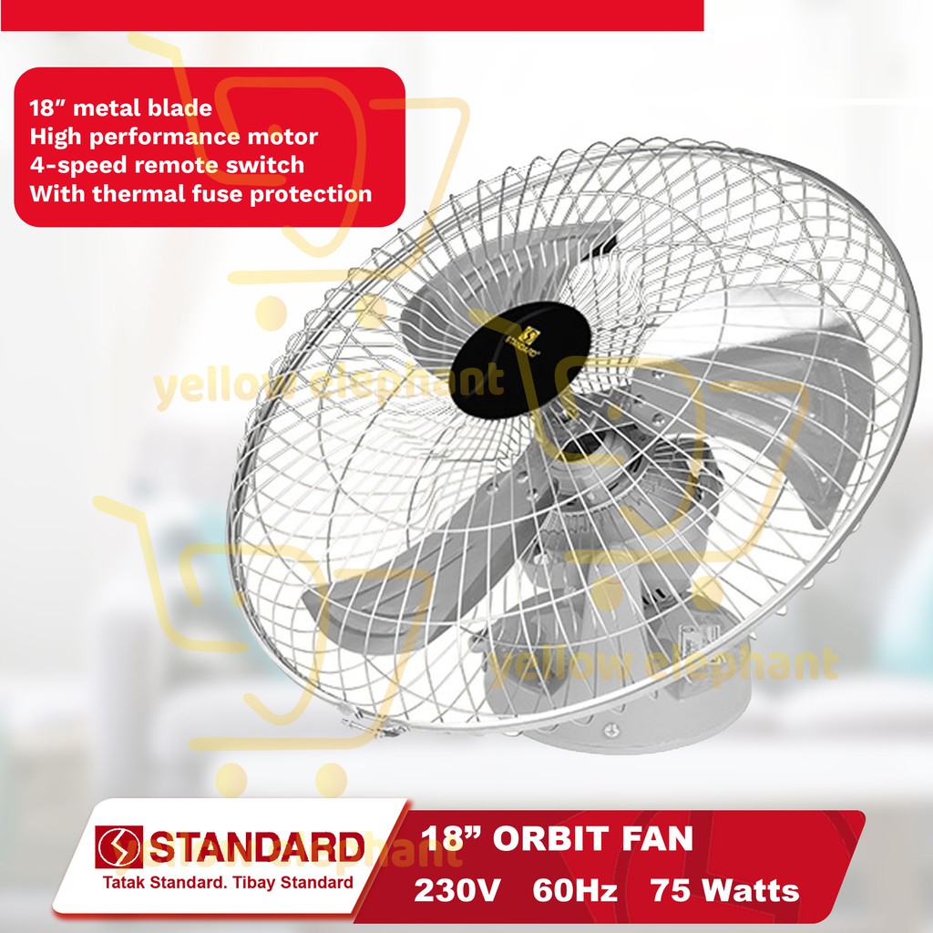 Standard Orbit Fan 18" 75W | Shopee Philippines