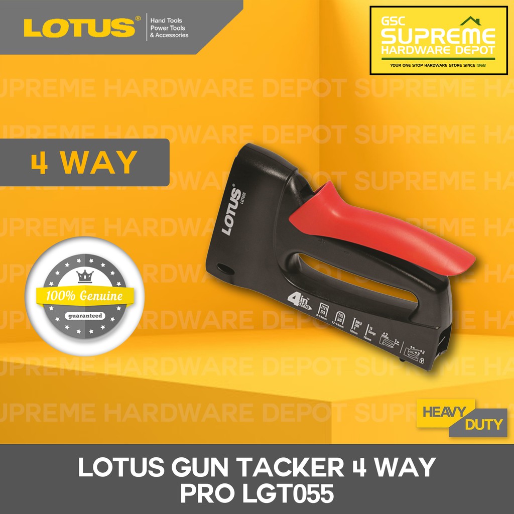 Lotus Gun Tacker 4-Way Pro LGT055 | Shopee Philippines