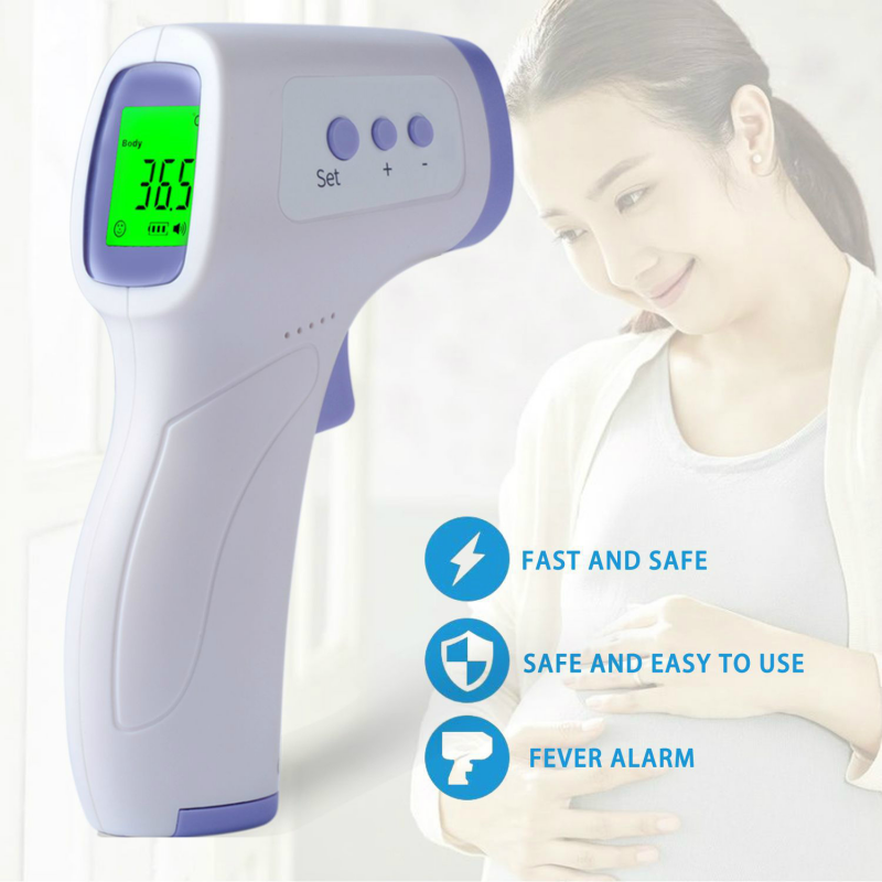 Non-contact Lcd Digital Display Ir Infrared Thermometer Thermal Scanner ...