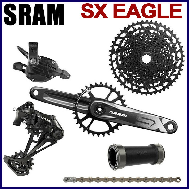 Sram SX Eagle 1x12 Speed Groupset Trigger Shifter Derailleur Chain SX ...