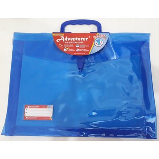 ADVENTURER Expanding Plastic Envelope w/ Handle | Shopee Philippines