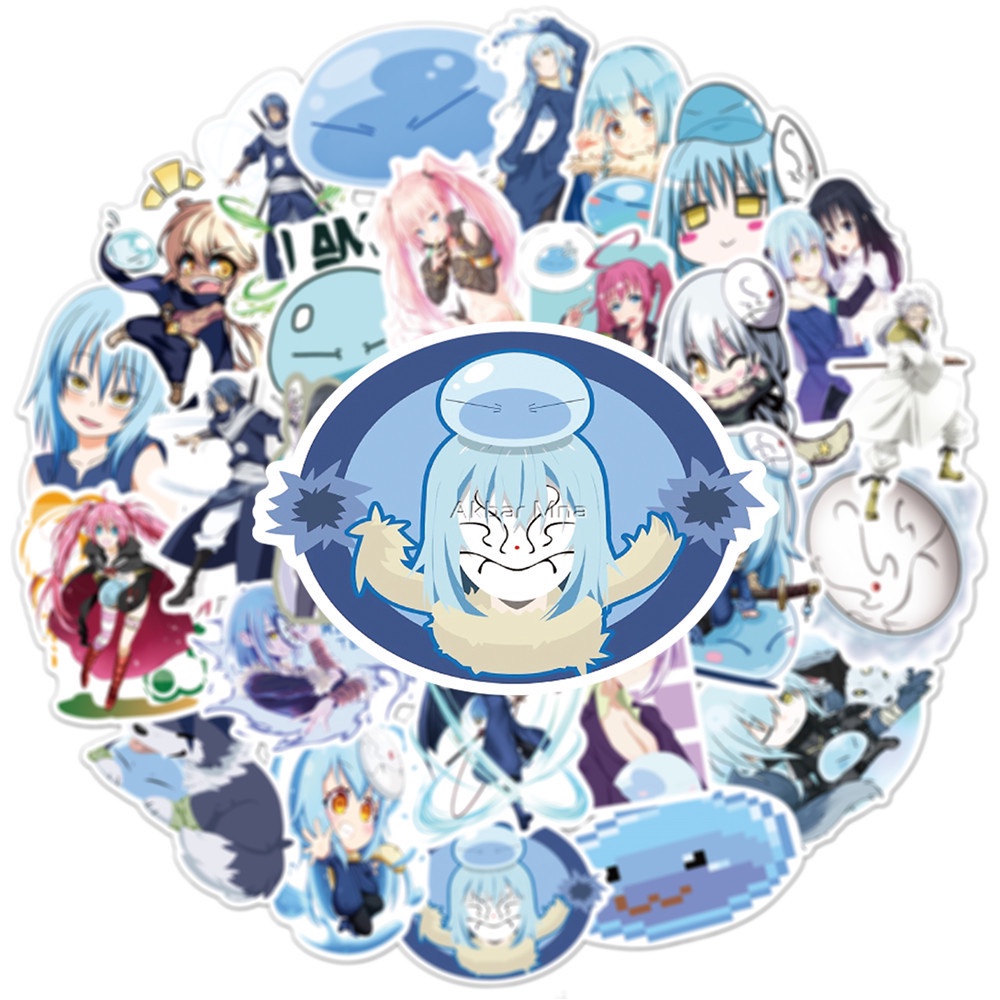 50pcs/set That Time I Got Reincarnated as a Slime Stickers Rimuru ...
