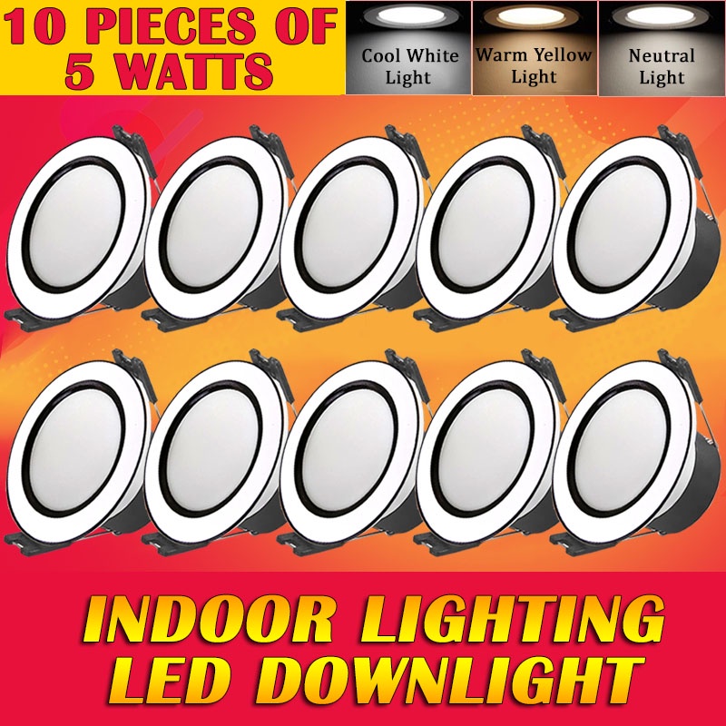 5watts Of 10pieces Spot Downlight LED Ceiling Pin Light Color Changing ...