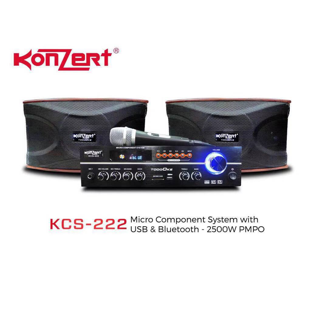 Konzert KCS-222 Micro Component System with USB & Bluetooth | Shopee ...