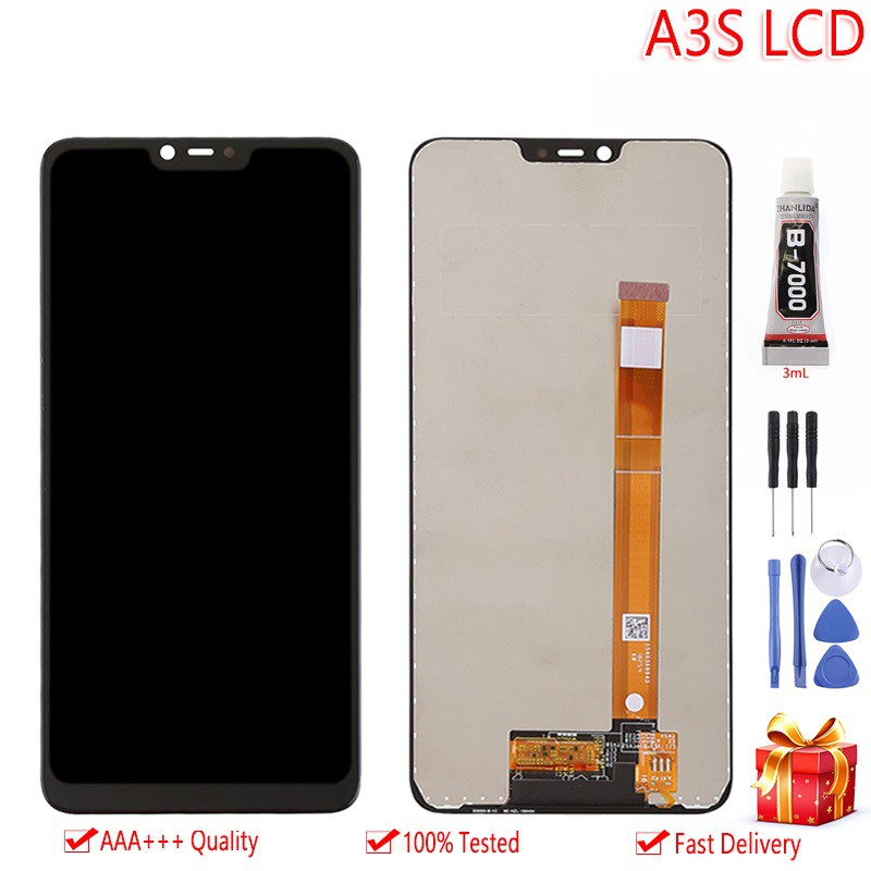LCD Display for OPPO A3S CPH1803 LCD Touch Display Screen Digitizer Assembly Replacement ...