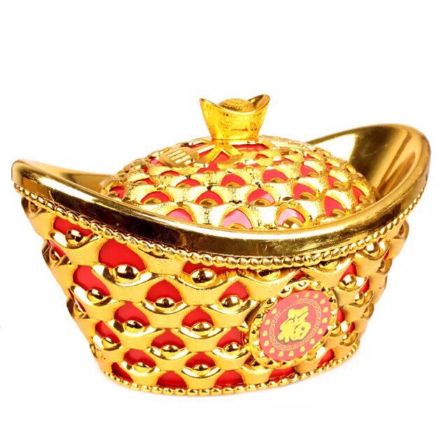 FENG SHUI GOLD INGOT FOR WEALTH LUCK | Shopee Philippines