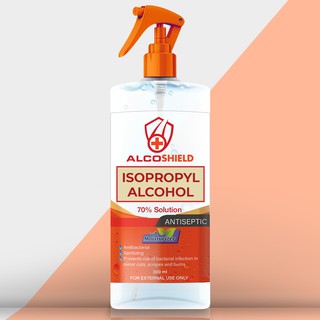 Alcoshield 70% Isopropyl Alcohol (Spray) 300ml (set of 3) | Shopee ...