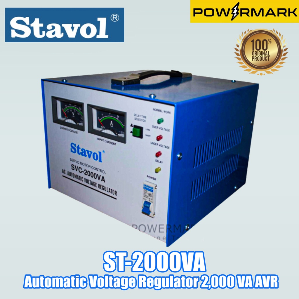STAVOL ST-2000VA Automatic Voltage Regulator | Shopee Philippines
