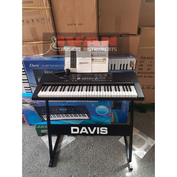 davis d280 w usb port 61 keys electronic piano keyboard | Shopee ...