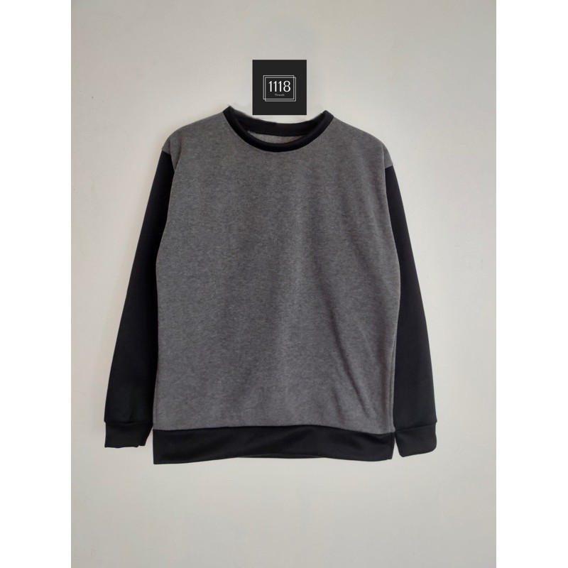 Two tone Sweater (Black Sleeves) | Shopee Philippines