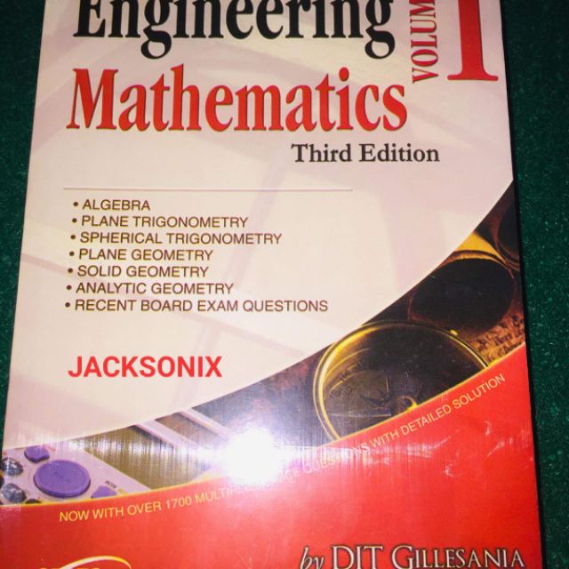 Engineering mathematics vol. 1 or Vol 2. 3rd ed. (Gellisania) | Shopee ...