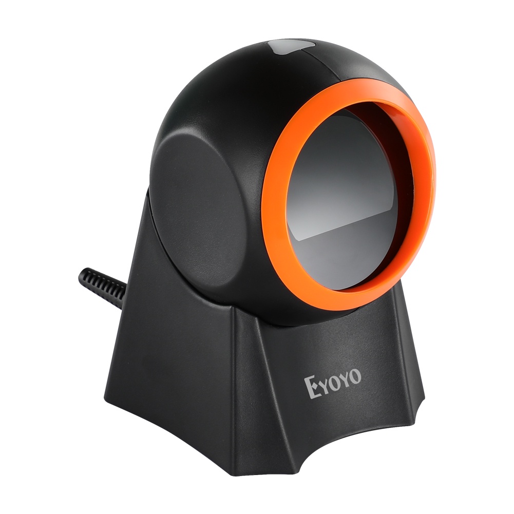Eyoyo EY-8800 Hands-Free 1D 2D Desktop Barcode Scanner, Platform ...