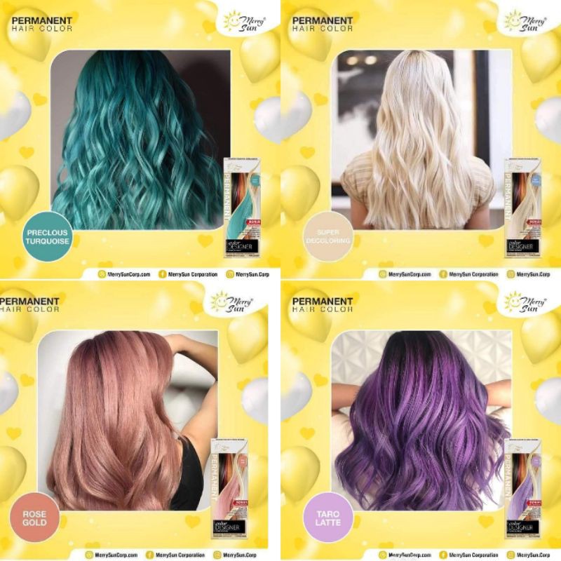 Merry Sun Permanent hair color Set (Special edition) | Shopee Philippines