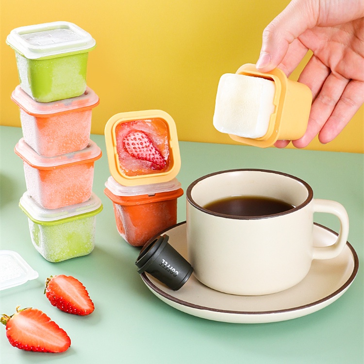 Household Ice Cube Maker Summer Ice Grid Single Square Ice Box Quick ...