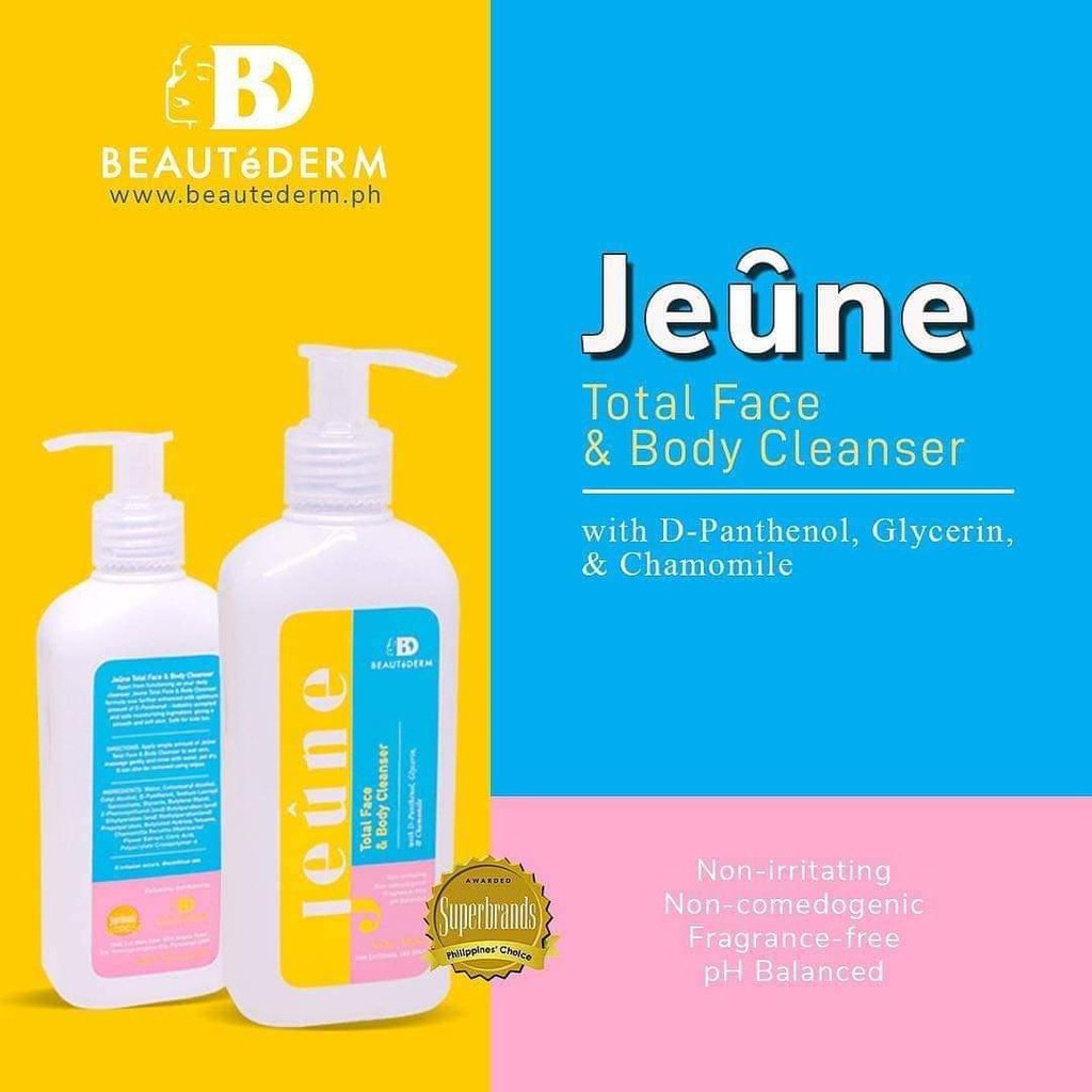 Beautederm Jeune Face and Body Cleanser | Shopee Philippines