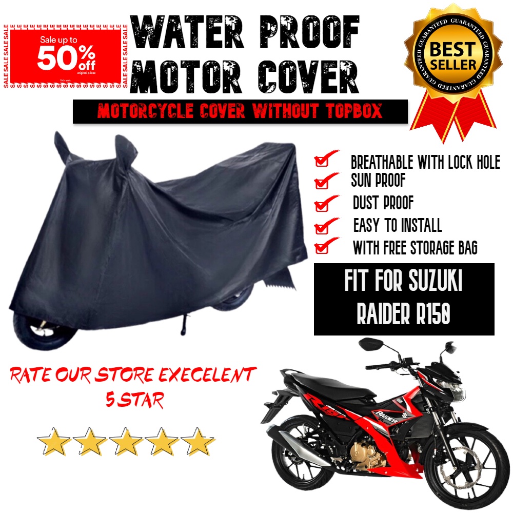TP Motor Cover For SUZUKI RAIDER R150 | Water Proof Original Cover With ...