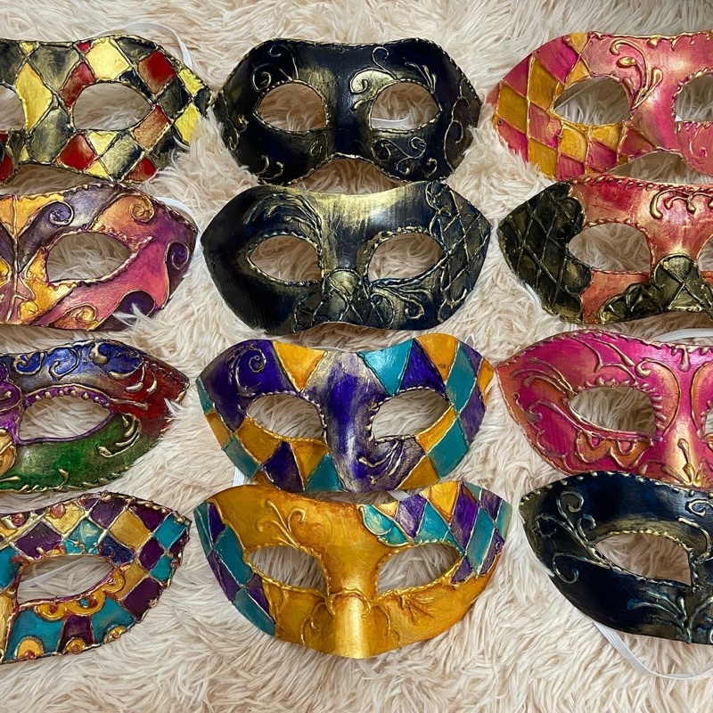 LuckyDoll Handpainted Venetian Masquerade Art Mask Artist Signed ...