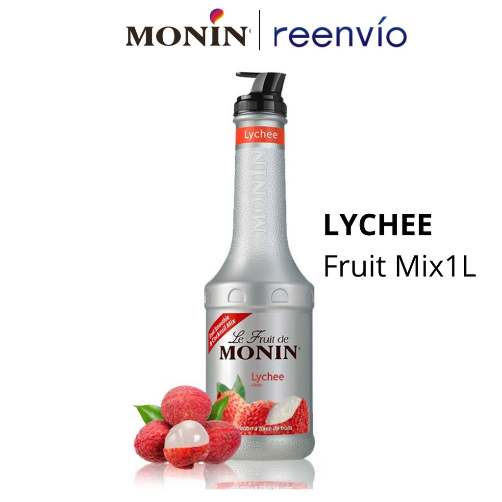 Monin Lychee Fruit Mix 1L Puree | Shopee Philippines