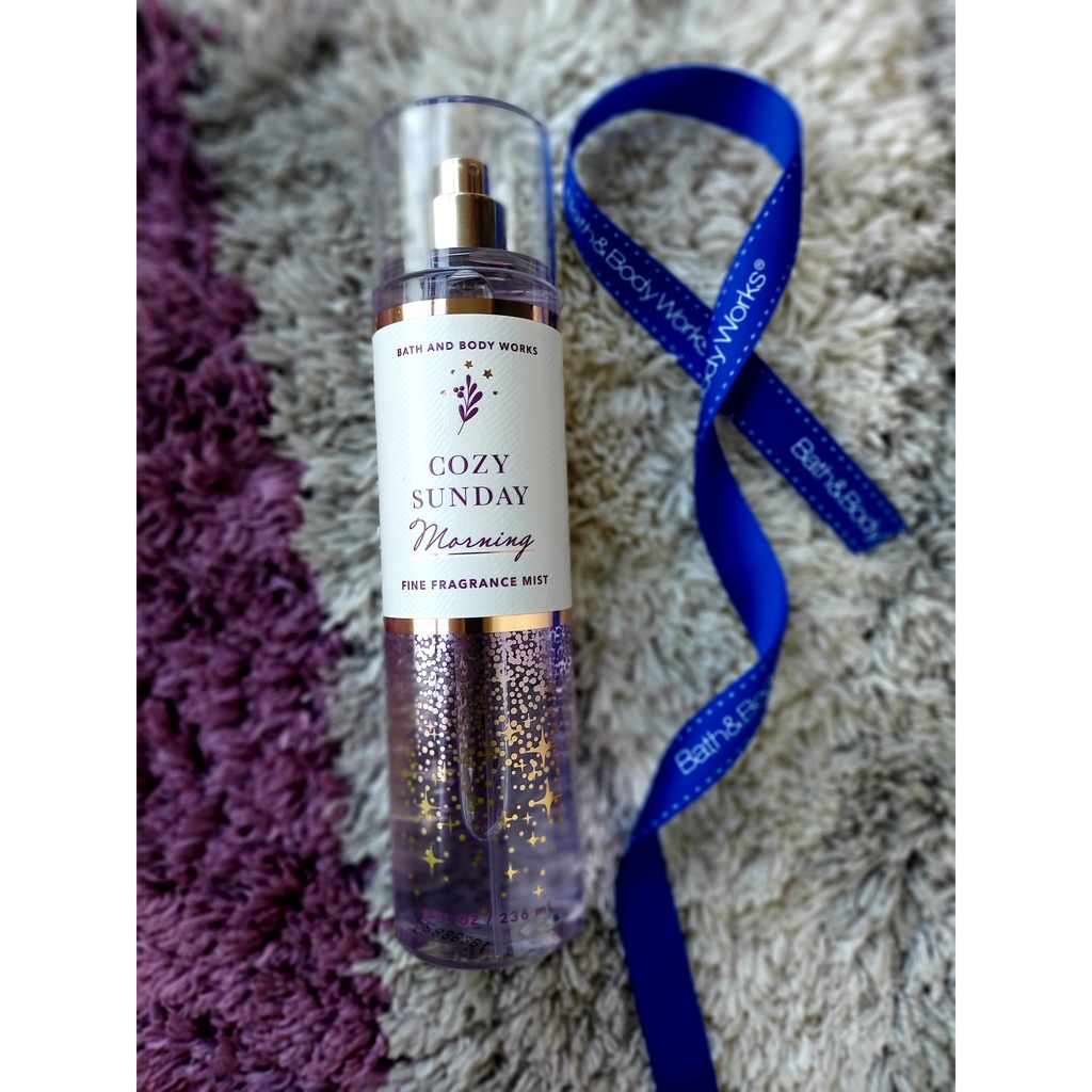 Bath & Body Works USA Cozy Sunday Morning Fine Fragrance Mist Limited ...