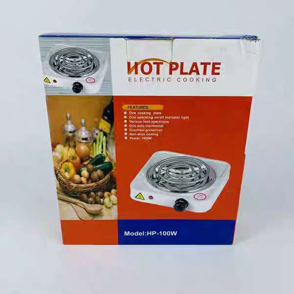 Portable Electric Stove Single Burner 1000W Hot Plate JX1010B (White) - Honest Bee