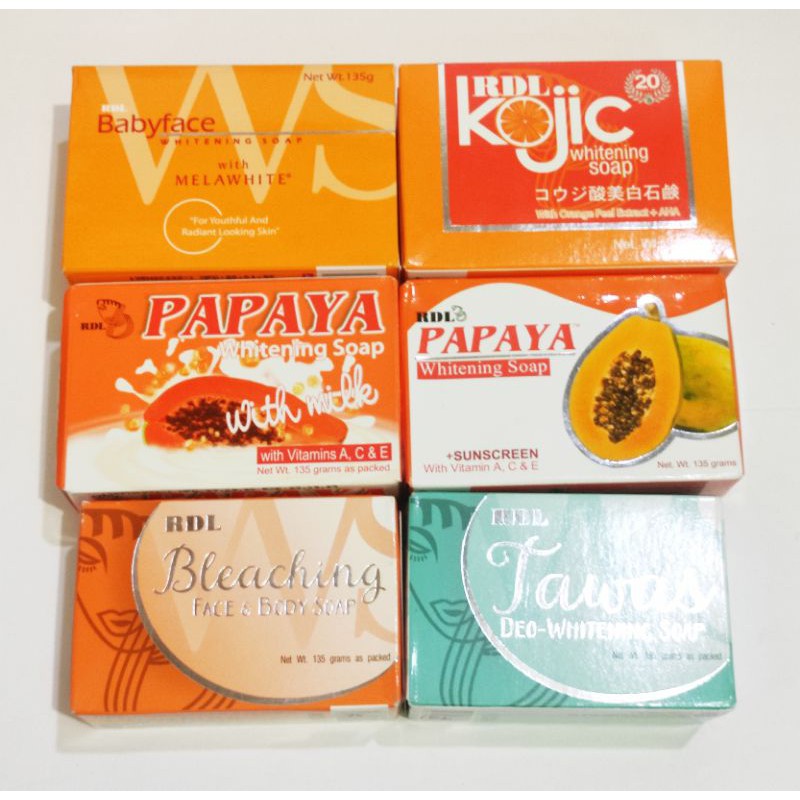 RDL WHITENING SOAPS 135g | Shopee Philippines