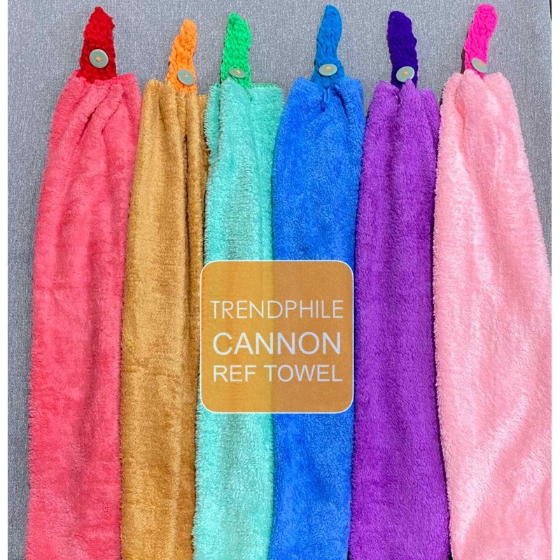 Microfiber Ref Towel With Buttons Assorted Color | Shopee Philippines