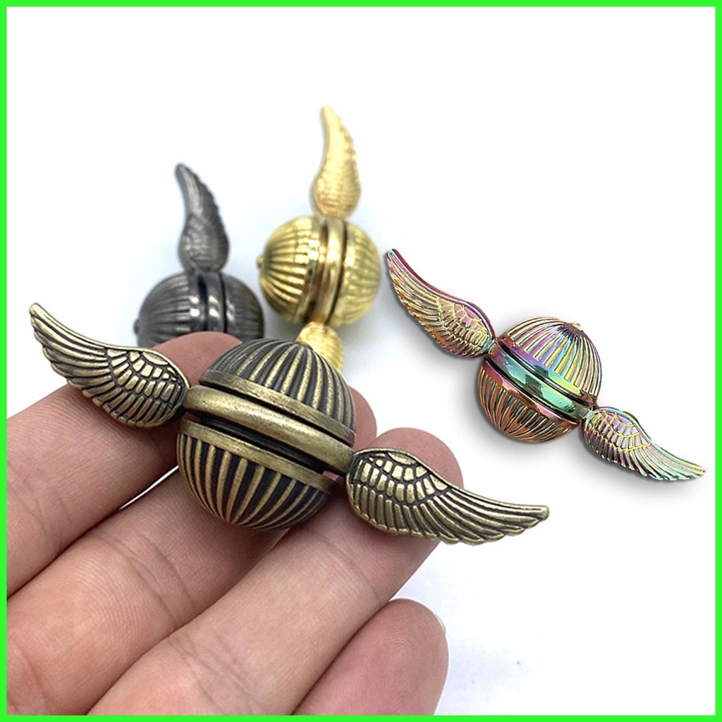 New Golden Snitch Decompression Spinner Anti-Stress Toy Finger Dynamic ...