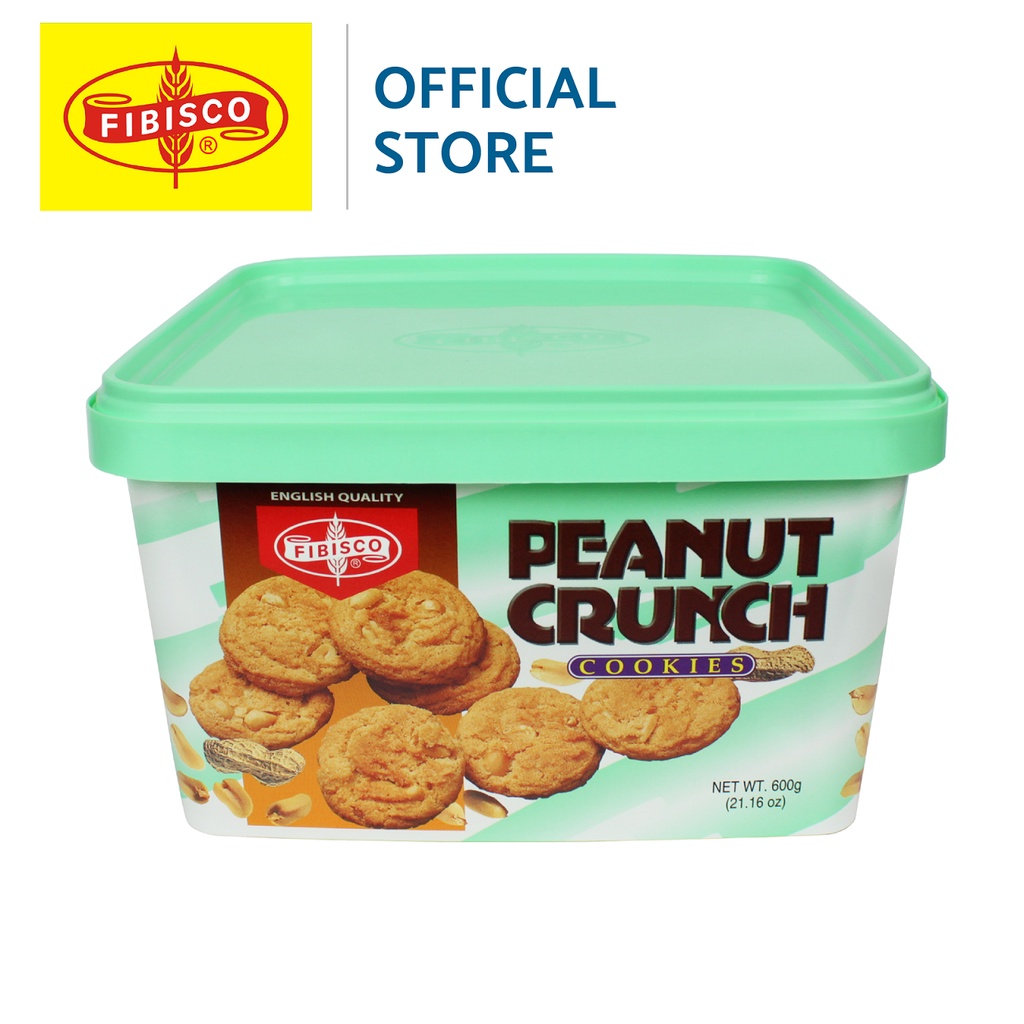 FIBISCO Peanut Crunch Cookies 600g | Shopee Philippines