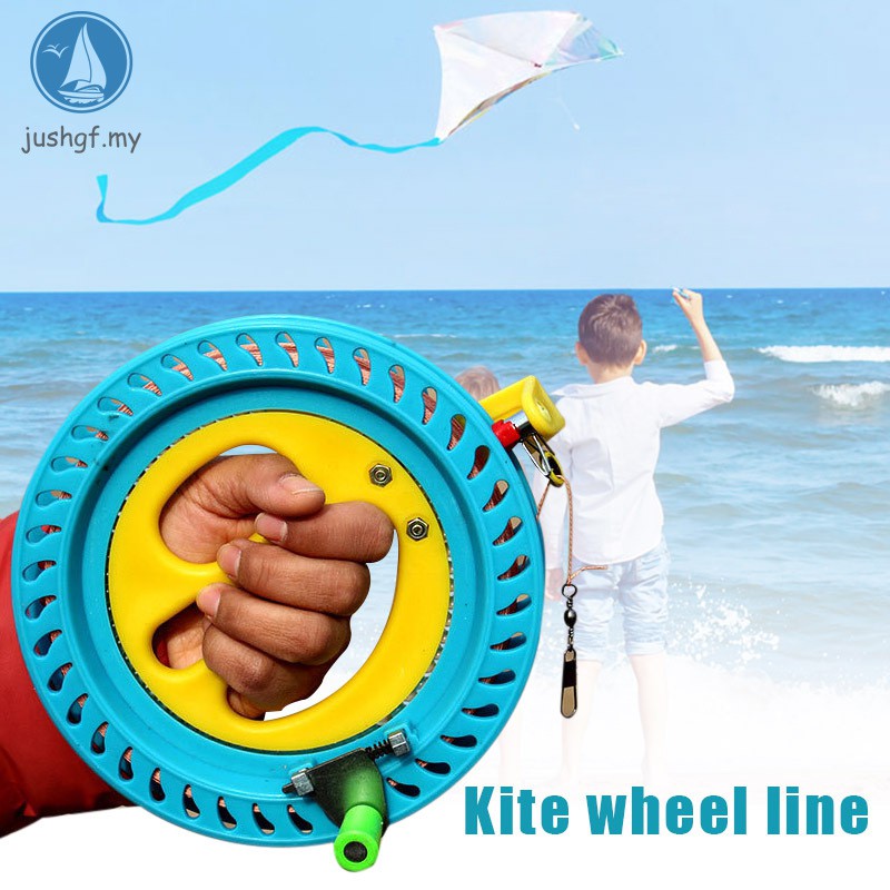 JSF Outdoor Kite Reel Winder Kite Line Winding Reel Grip Wheel Plastic ...