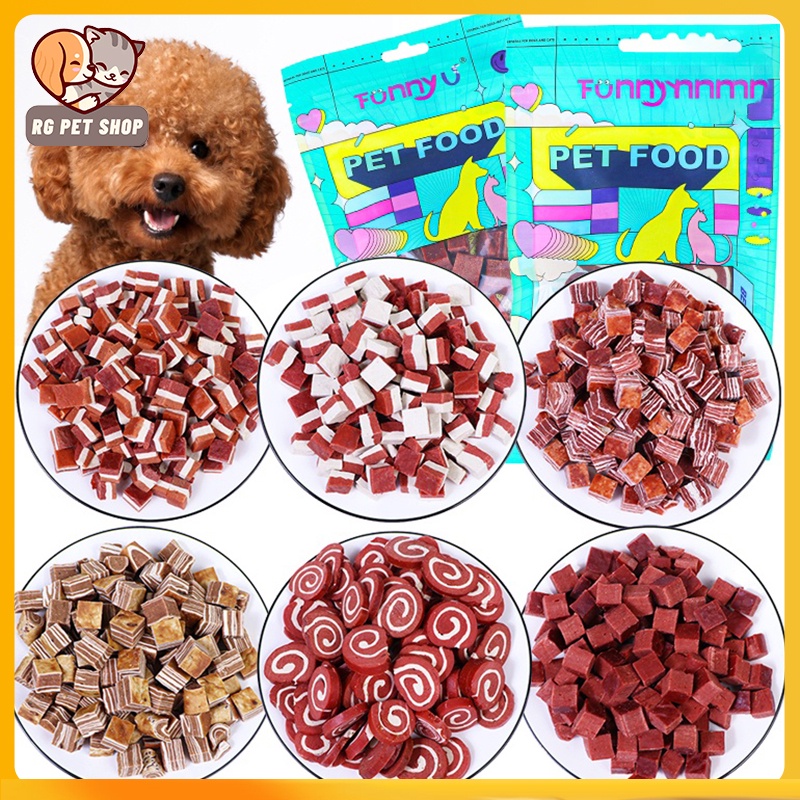 100g Pet Snack Dog Treats Pet Dog Treat Chicken Cheese Cube Beef Cube ...