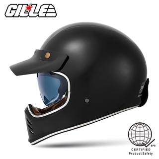 GILLE CLASSIC RETRO HELMET with LOTS OF FREEBIES | Shopee Philippines