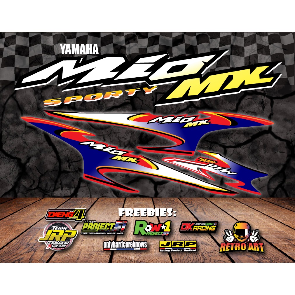 MIO SPORTY MX DECALS/ THAI STICKER | Shopee Philippines