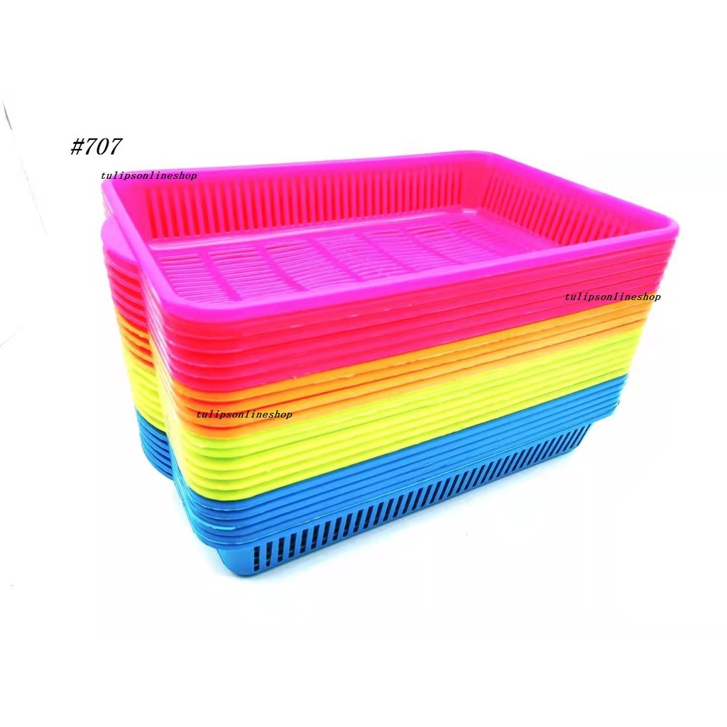 Small plastic basket tray food basket washing basket kitchen supplies ...