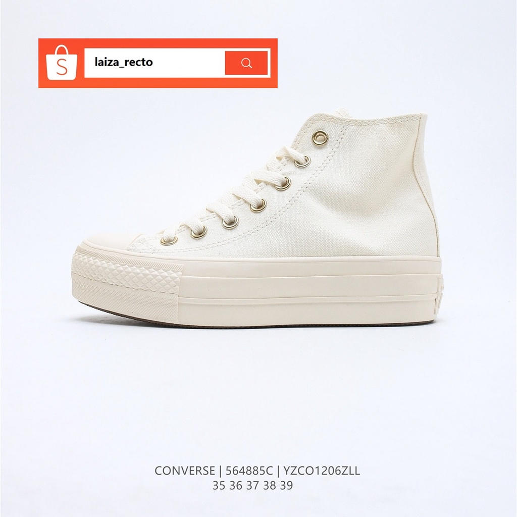 100% Authentic Converse Chuck All Star Lift White High Cut Sneakers ...