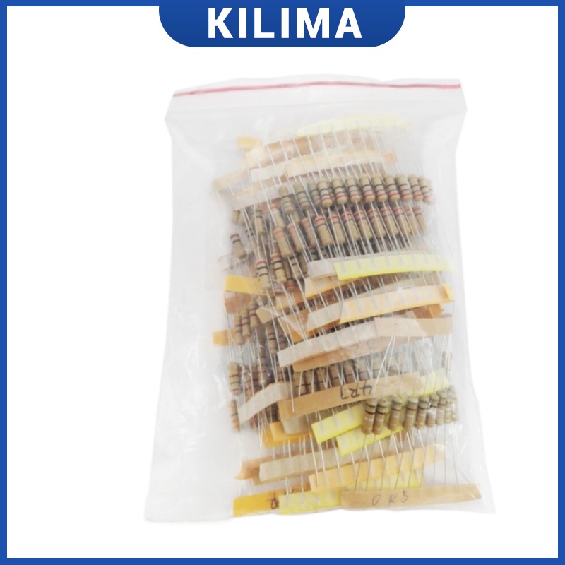300Pcs 1W Carbon Film Resistor Set Assorted Kit 1W 5% 30Values X 10pcs ...