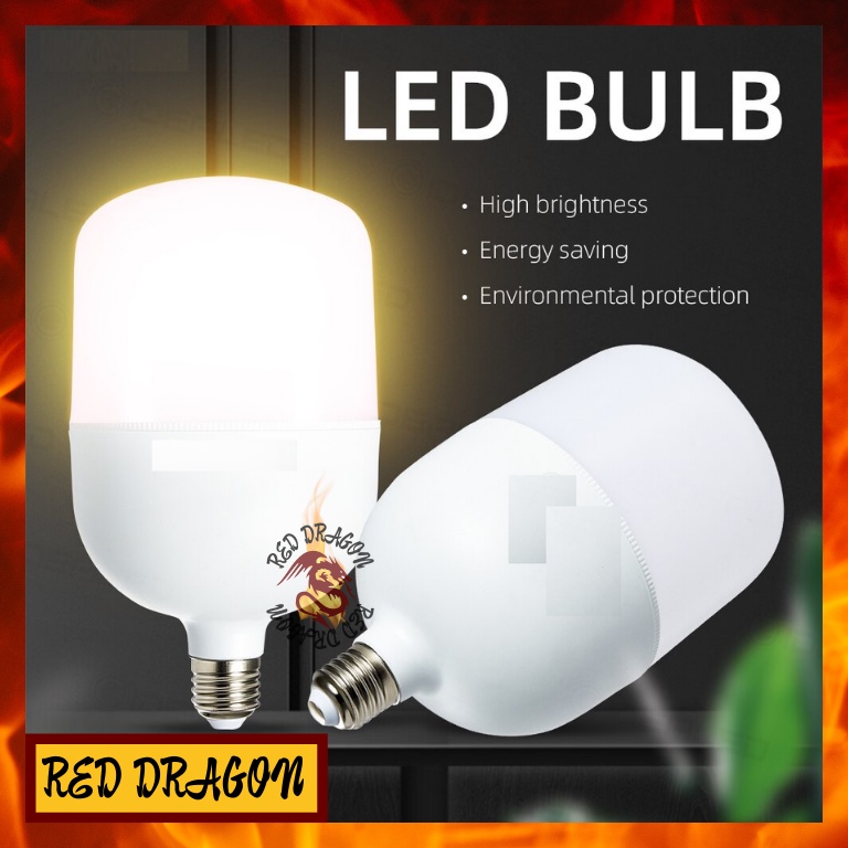 LED Bulb 6500k 5w 10w 15w 20w Light Ilaw Bumbilya E27 Cool White ...