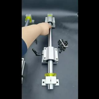 WZZG 1PCS Linear optical axis guide rail with locking fixed slider set ...