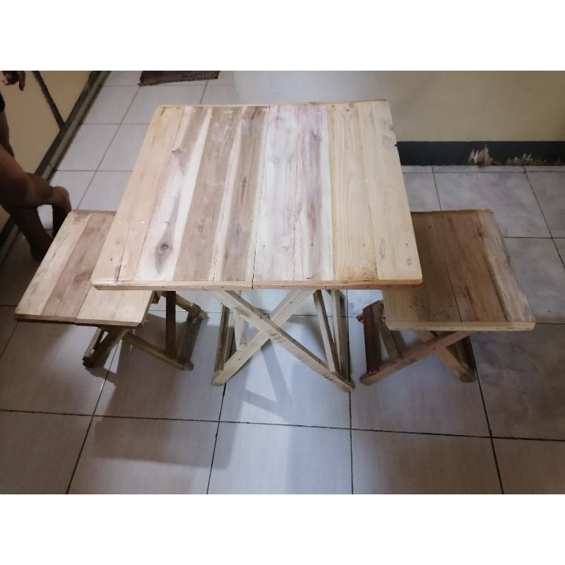 2 Small table with 4 chairs (2 sets) | Shopee Philippines