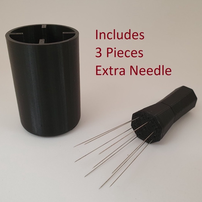 WDT Tools with Stand Cover and Needle (9 prong) Needle Distributor Puck ...