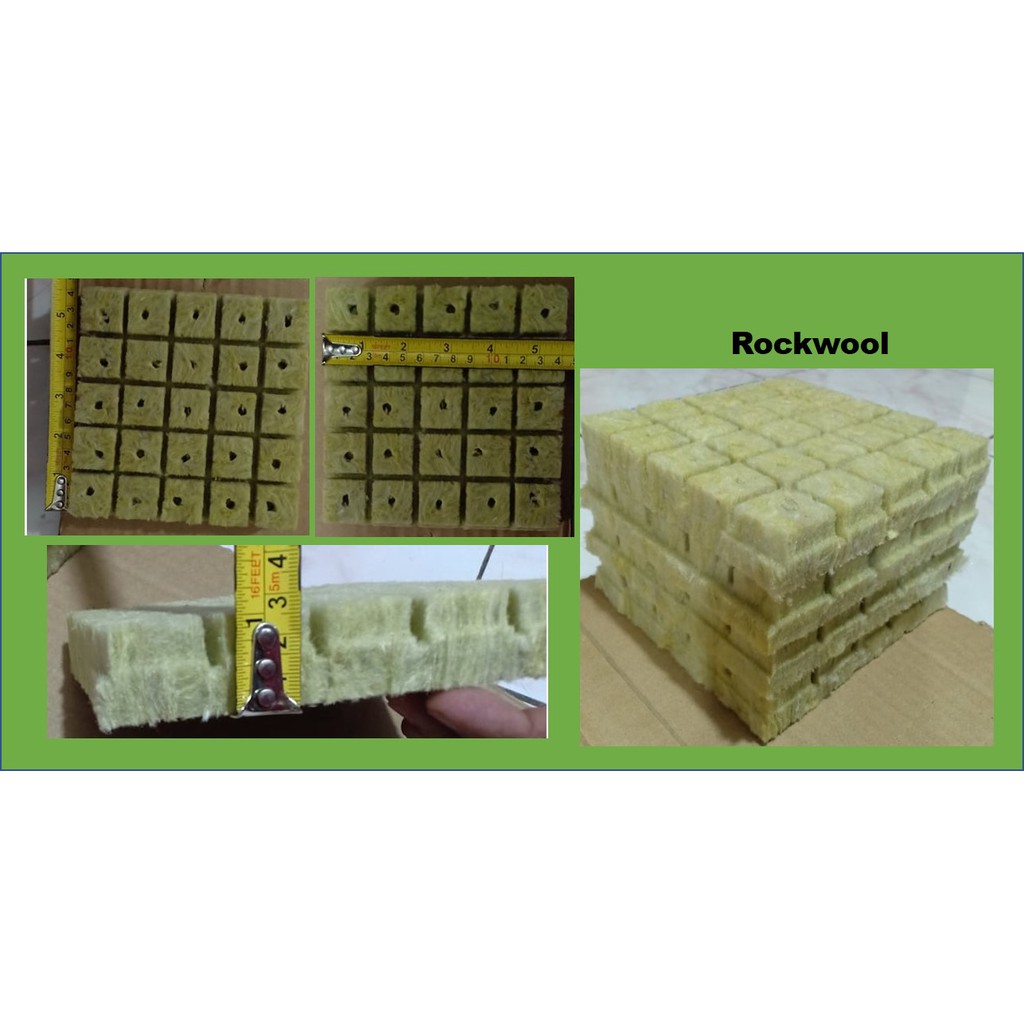 100 cubes Rockwool/Grow media/Hydroponics | Shopee Philippines