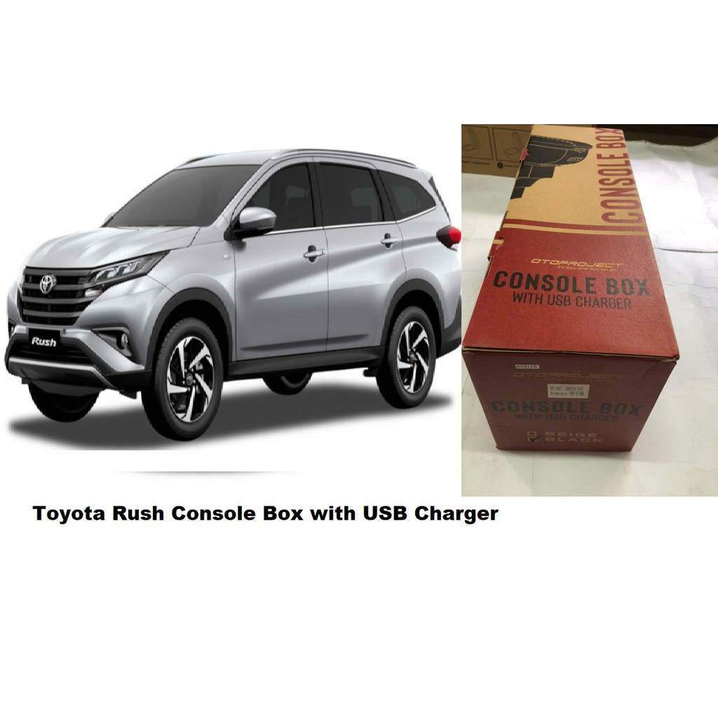 Toyota Rush Console Box with USB charger | Shopee Philippines