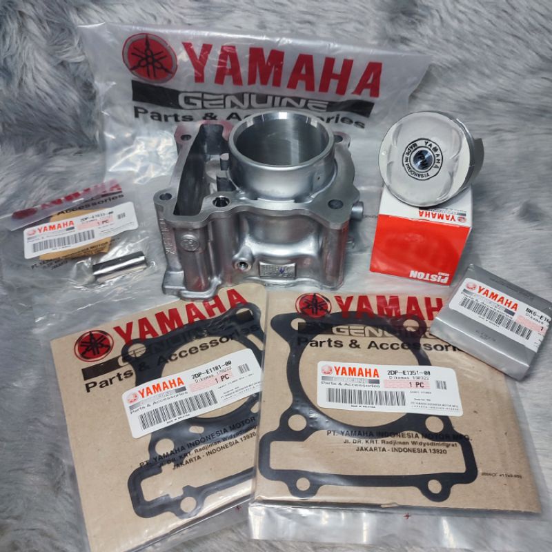 Yamaha Genuine Cylinder Block SET with R-15 Piston Piston Ring AEROX ...