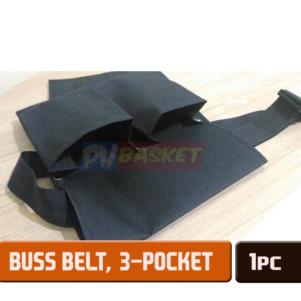 Bussing Belt, Utility Belt, 3-4 Pockets, Black | Shopee Philippines