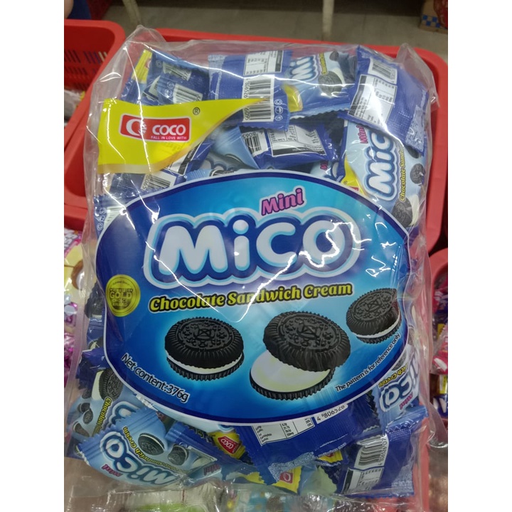 Mini Mico Chocolate Sandwich Cream 80 pcs | Shopee Philippines