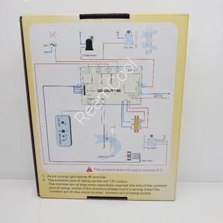 Aircon Universal PCB Board Aircon Control System with Remote Non ...