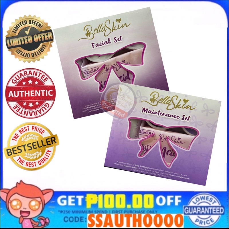 AUTHENTIC BELLA SKIN REJUVENATING / MAINTENANCE FACIAL SET | Shopee ...