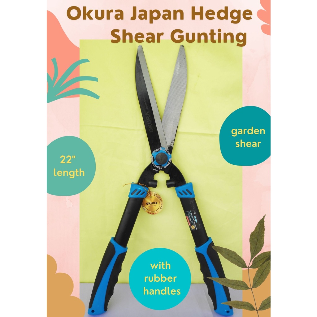 Hedge Shear Gunting Grass Branches Damo Trimming Cutting Cutter Rubber ...