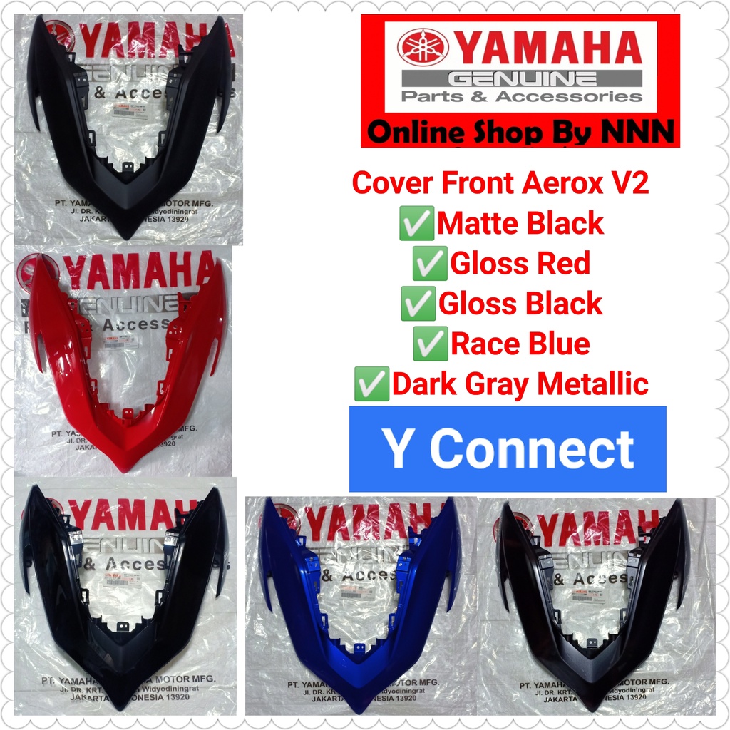COVER FRONT FOR AEROX V2 Y CONNECT YAMAHA GENUINE PARTS | Shopee ...