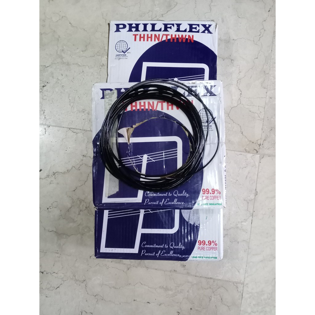 PHILFLEX THHN/THWN wire STRANDED ( PER 10 METERS ) continous cut ...